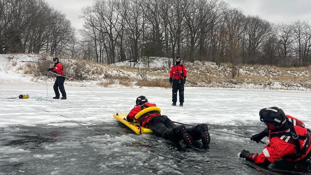 Ice conditions have become unstable in many areas of Lake Erie, Coast ...