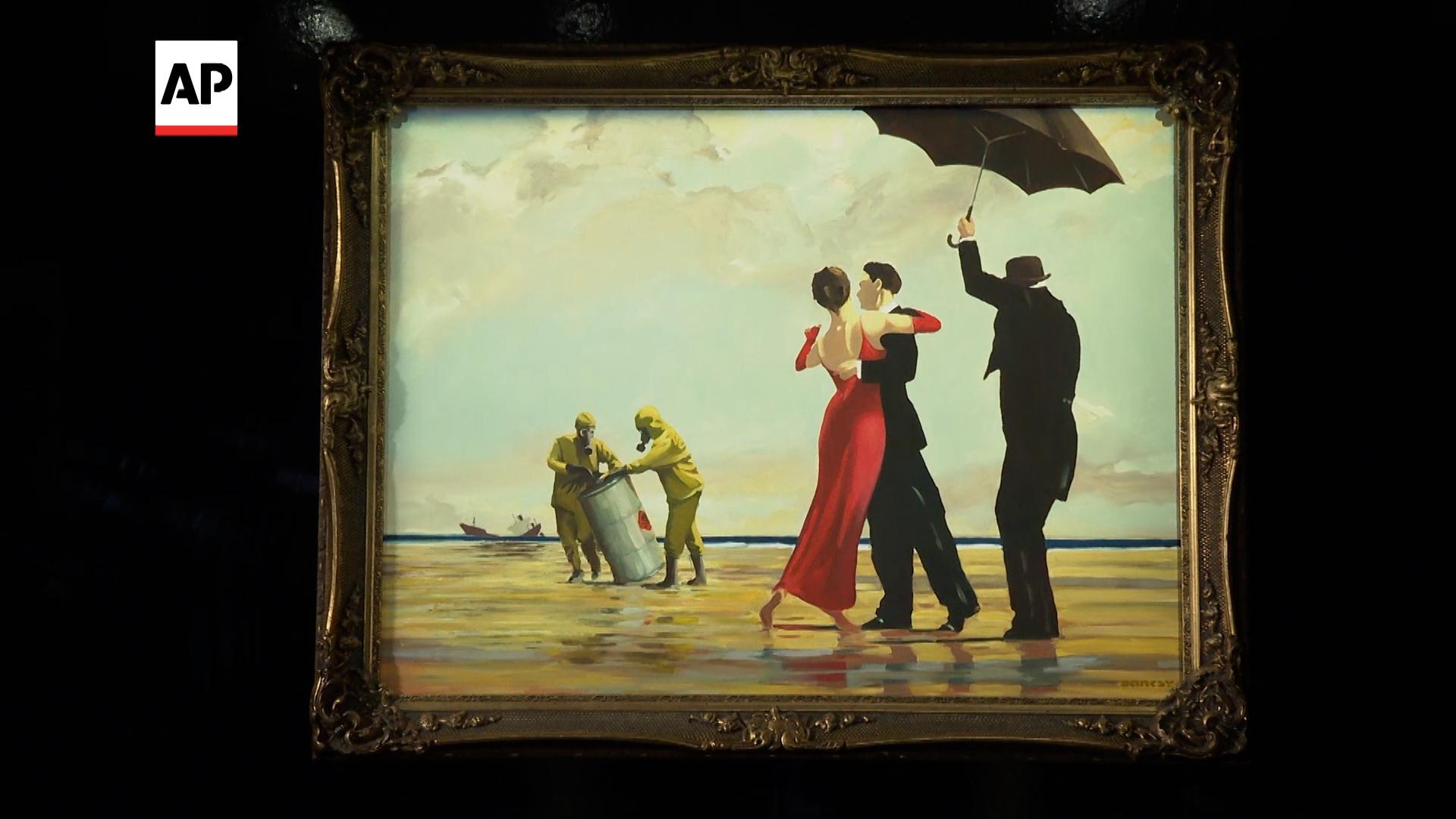 A treasured Banksy painting could raise up $6.3 million at auction