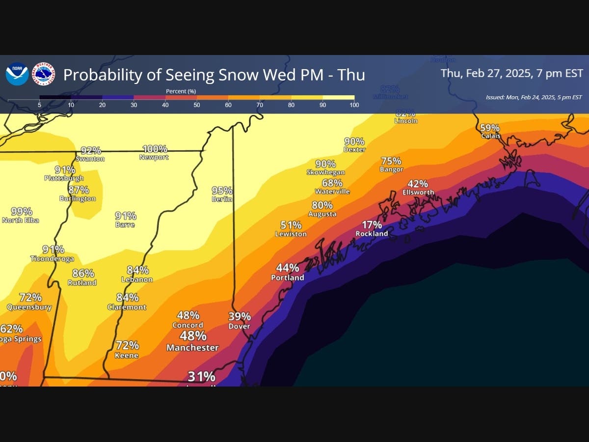 Not Quite Spring Yet: A Snow And Rain Mix Are Coming To New Hampshire