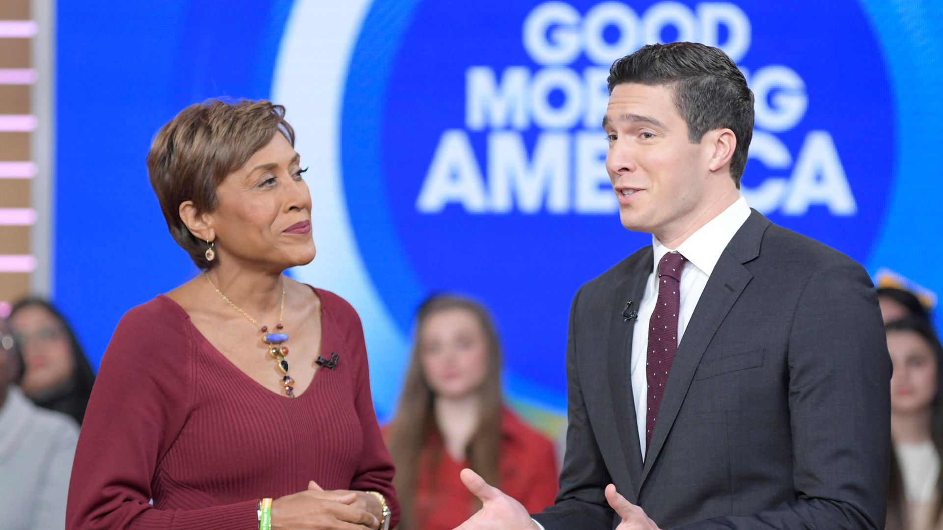Robin Roberts left lost for words by GMA co-host Will Reeves during eye ...