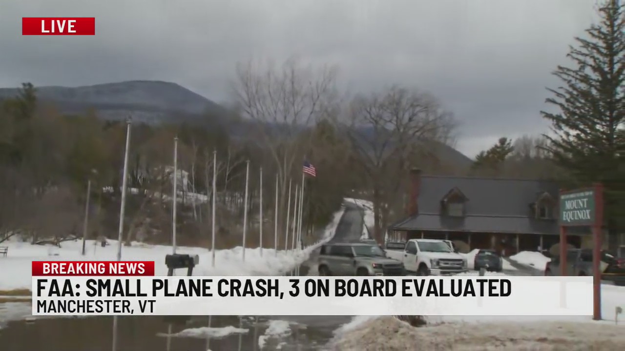 Small plane found, three on board in plane crash in Manchester, Vt.