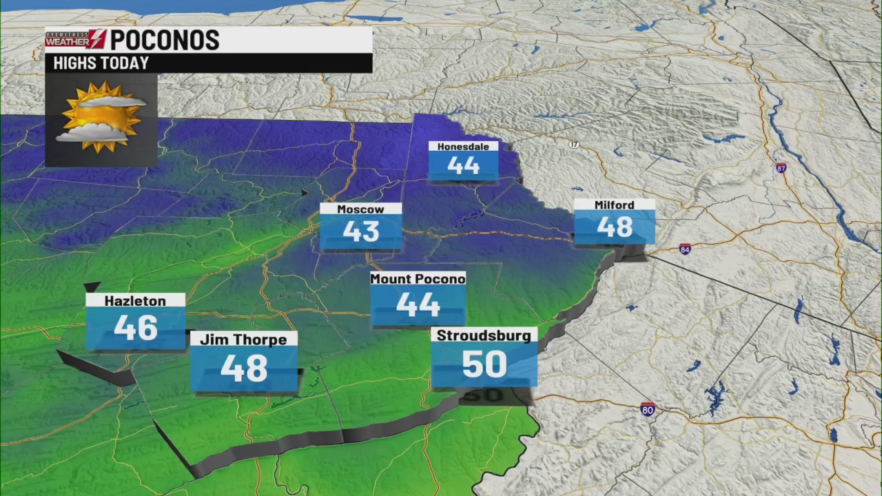 Pocono Mountains Weather Forecast - 2/26/25 - AFTERNOON