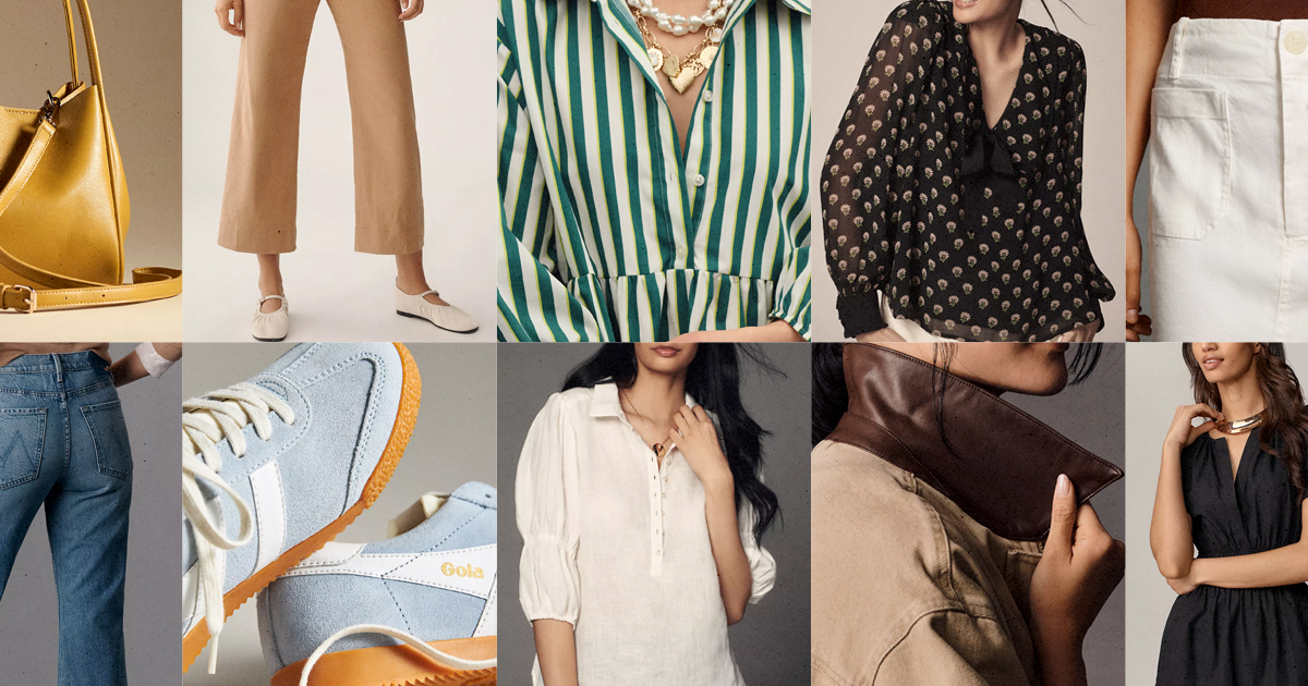 We're Swooning Over Anthropologie's Transitional Spring Styles Under $200