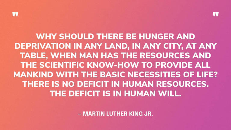 The 31 Best Quotes About Hunger & Feeding the Poor