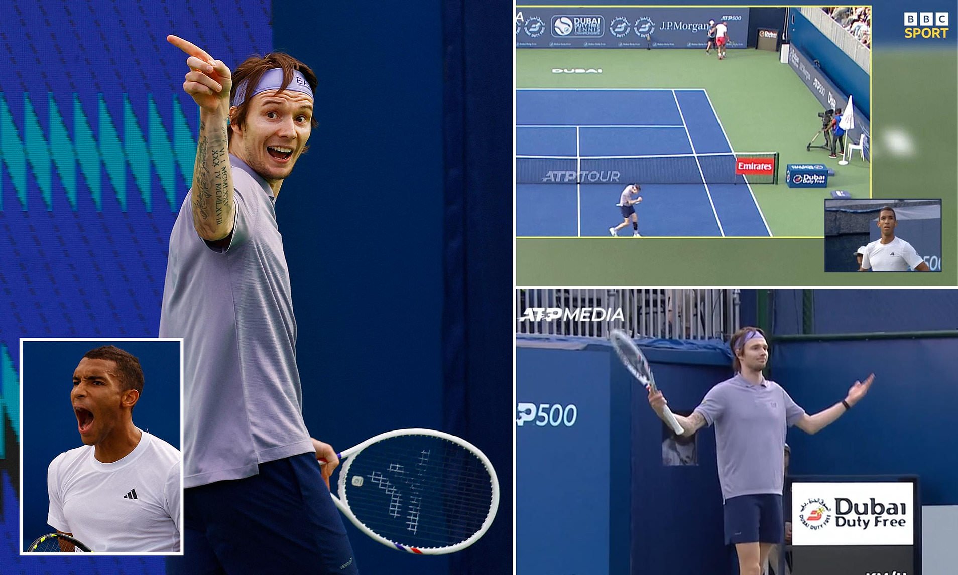 Tennis stars involved in bizarre VAR controversy after a BALL KID ...