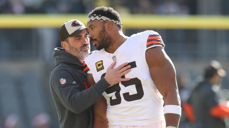 Browns head coach Kevin Stefanski adds fuel to fire on Myles Garrett ...