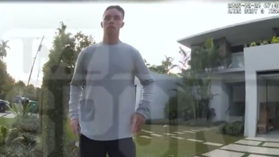 Watch: Police cam footage after Carson Beck car theft goes viral