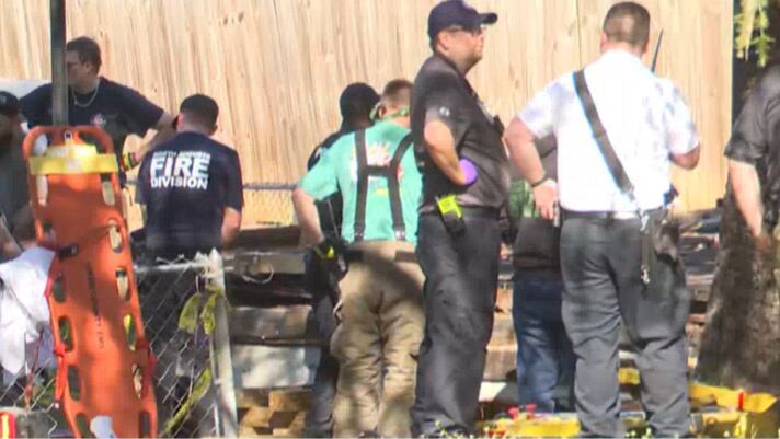 Army of rescuers saves man after building collapse in North Augusta