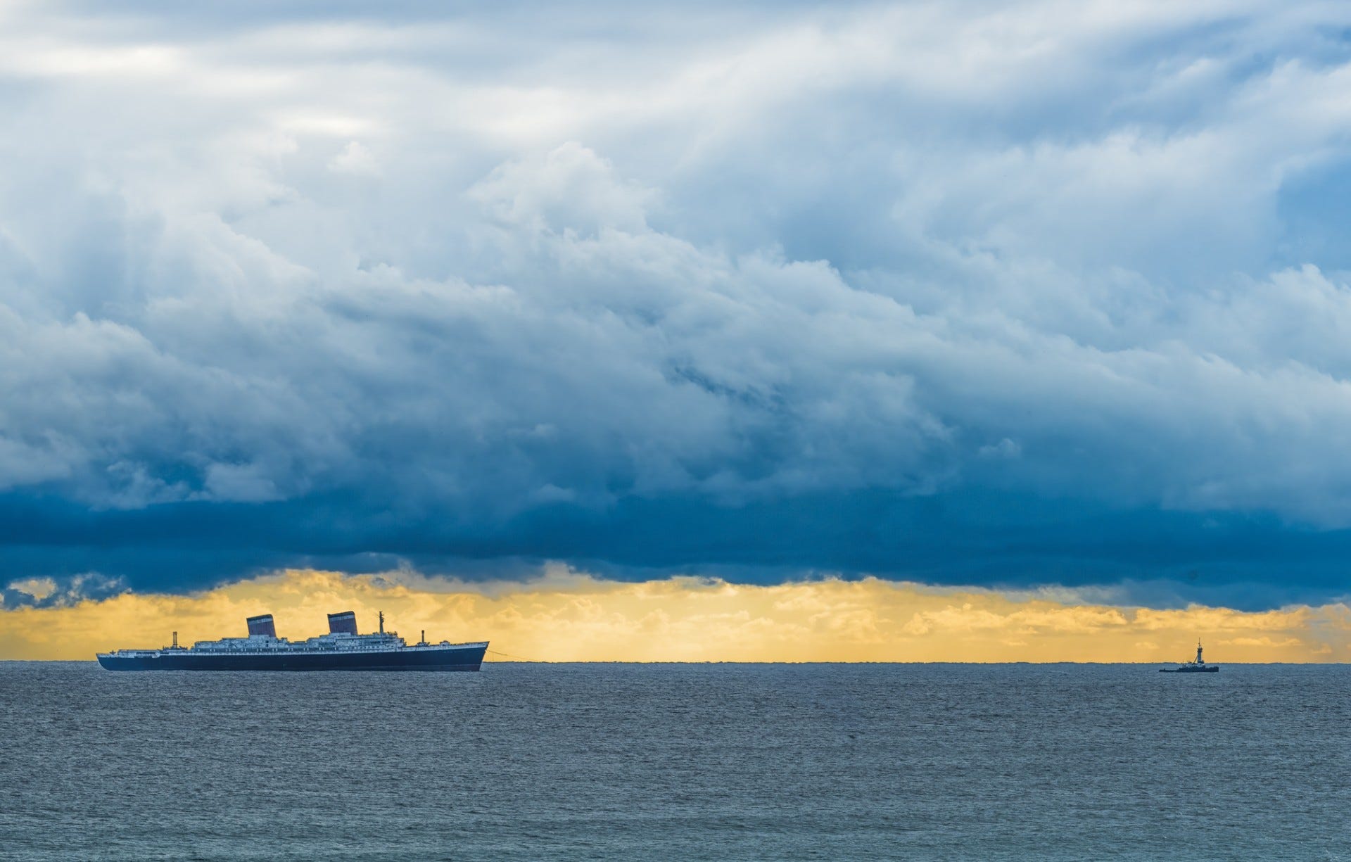 See unique images of the SS United States spotted off Palm Beach County ...
