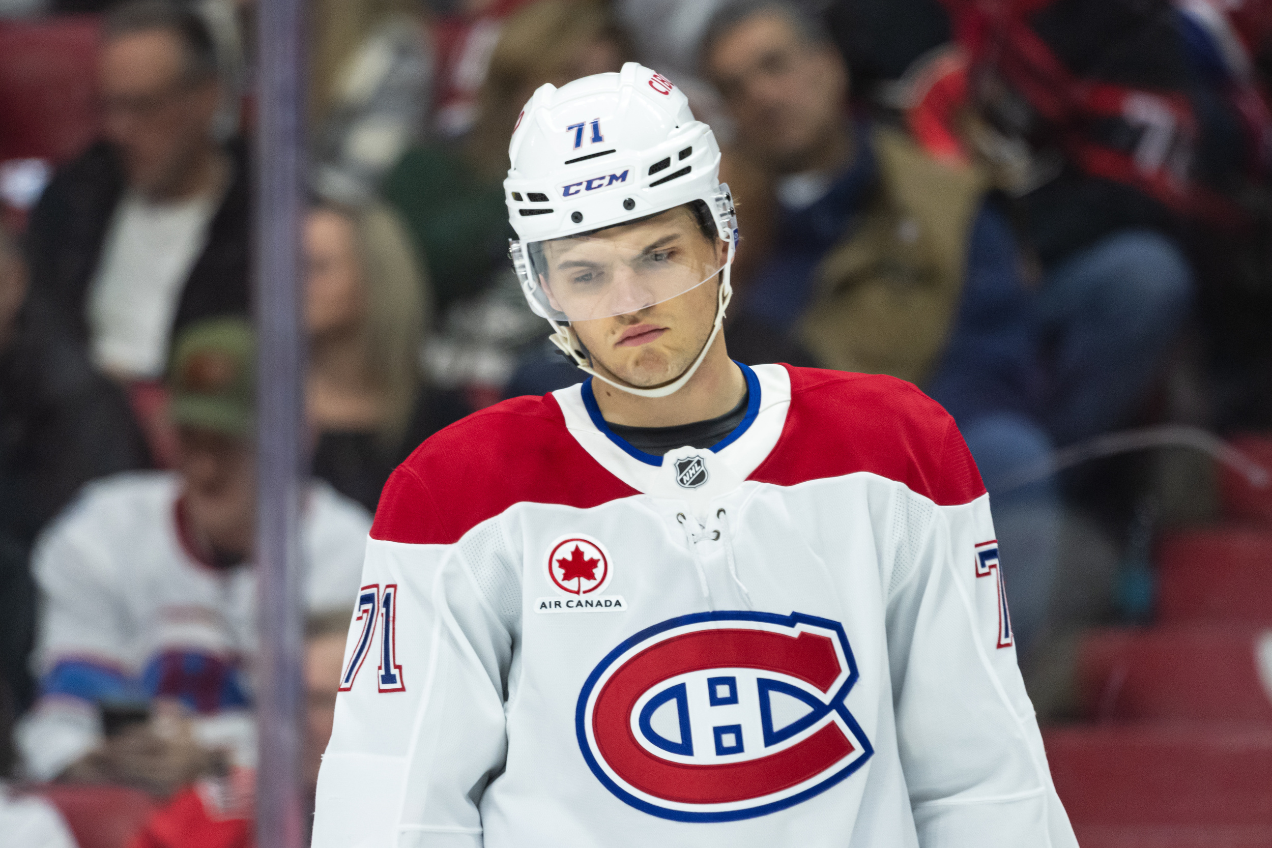 Canadiens have set asking price in Jake Evans trade
