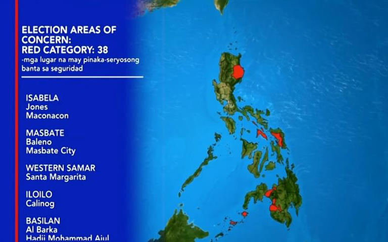 Comelec: More places to be tagged 'red' areas of concern in 2025 polls