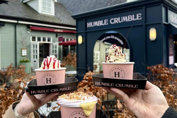 Popular crumble bakery opens at designer shopping outlet