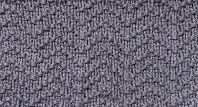 Knit Chevron Seed Stitch (Easy Tutorial)