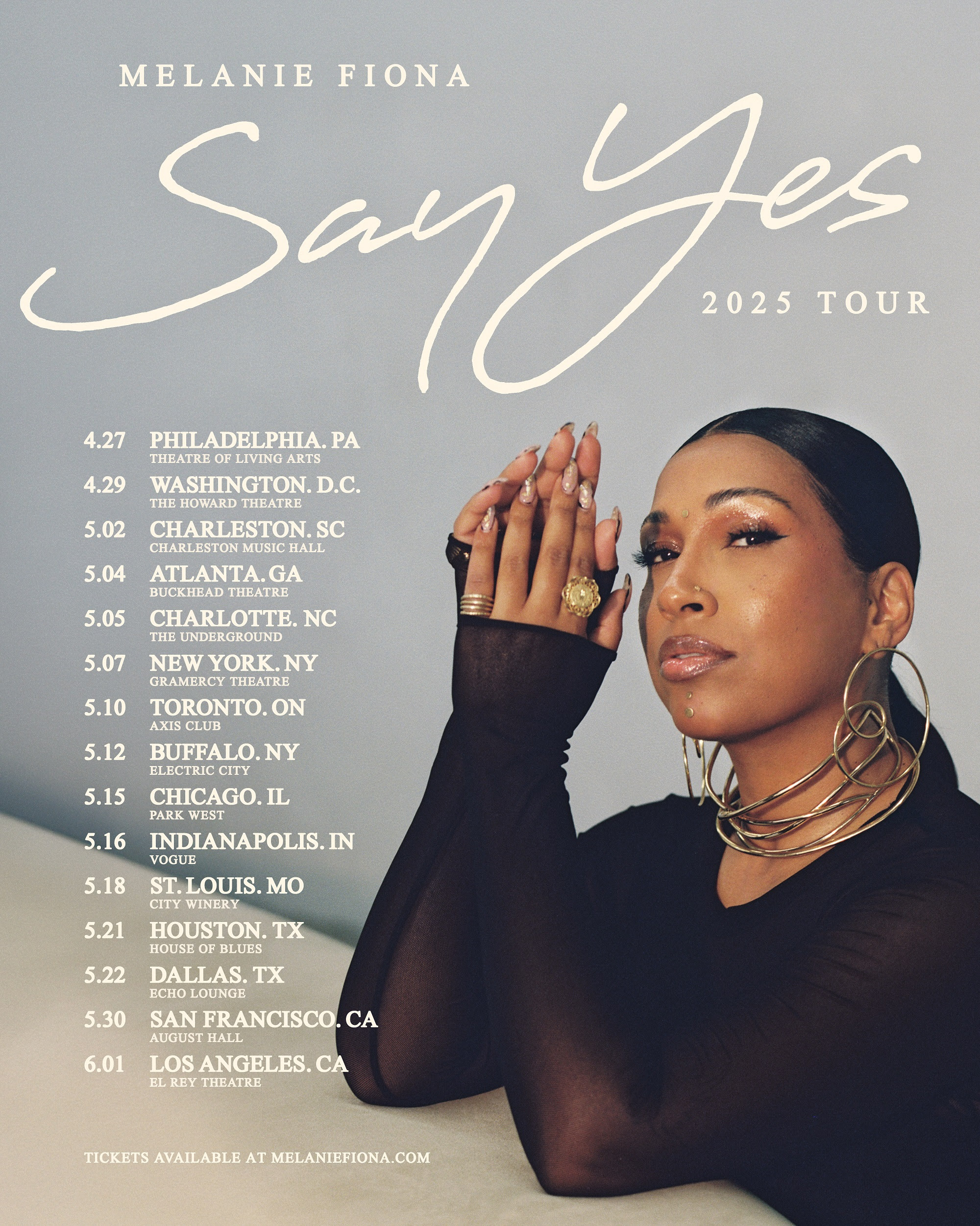 Melanie Fiona Announces 'Say Yes Tour' Dates