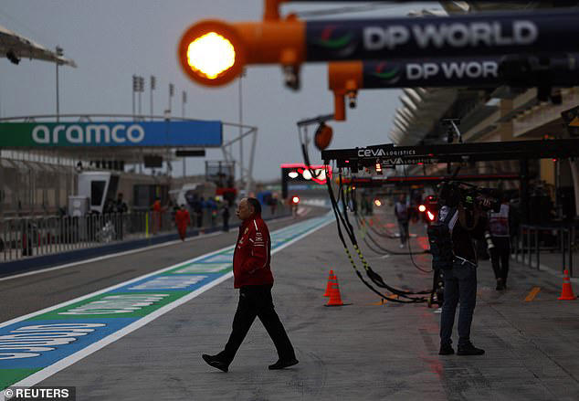 Chaos on first day of F1 pre-season testing as session is abruptly ...