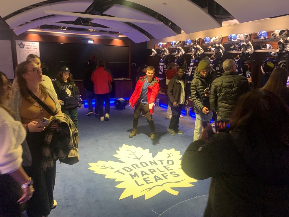 Tour of Scotiabank Arena takes fans behind the scenes for photos and ...