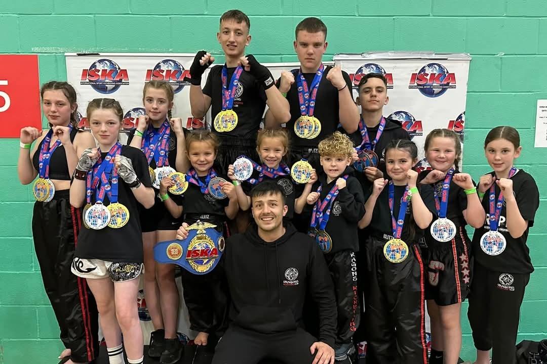 Young people from Burnley's Dragons Kickboxing Club chosen to represent ...