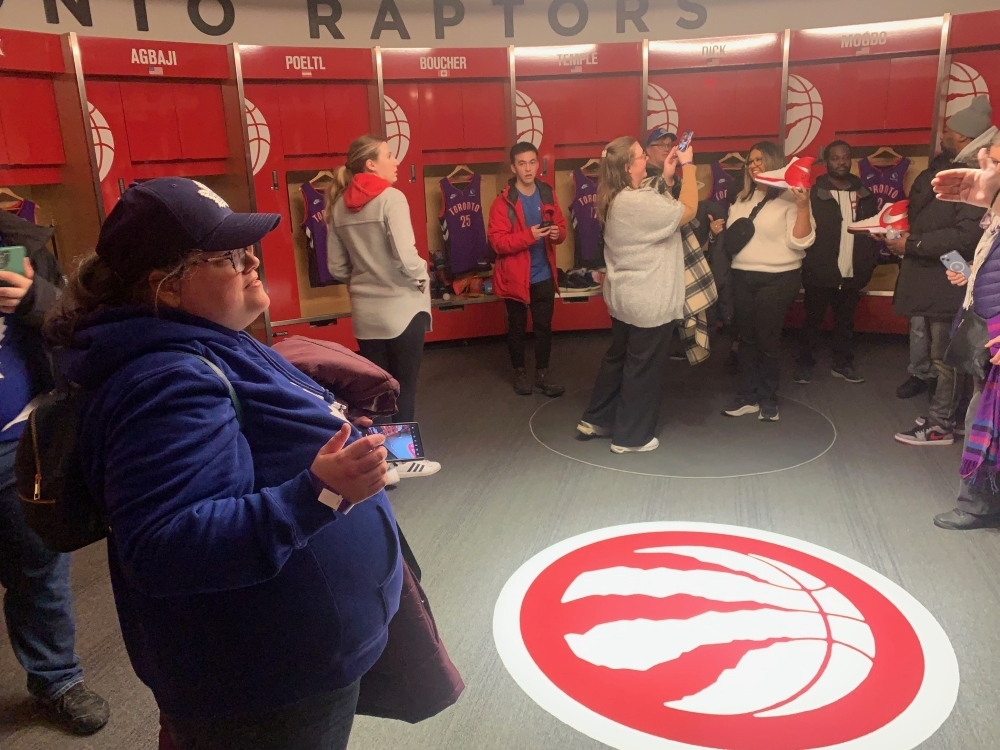 Tour of Scotiabank Arena takes fans behind the scenes for photos and ...