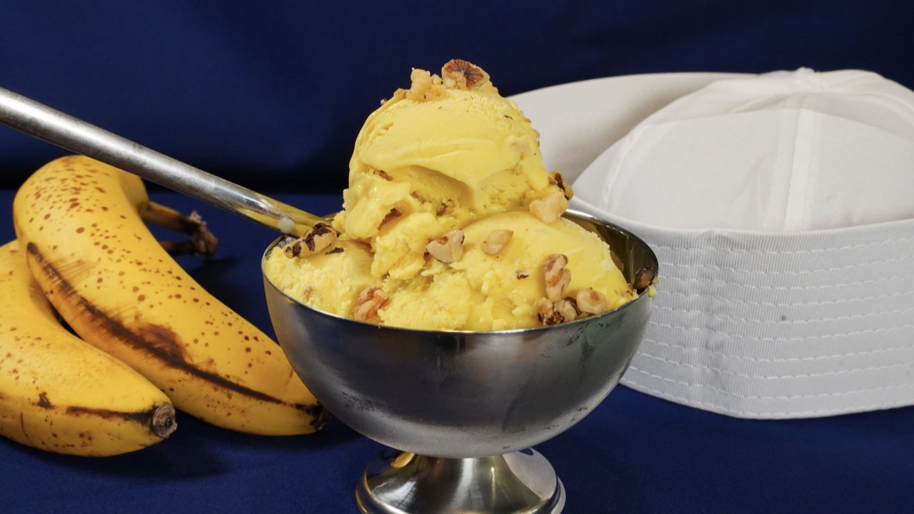 U.S. Navy Banana Nut Ice Cream From WWII