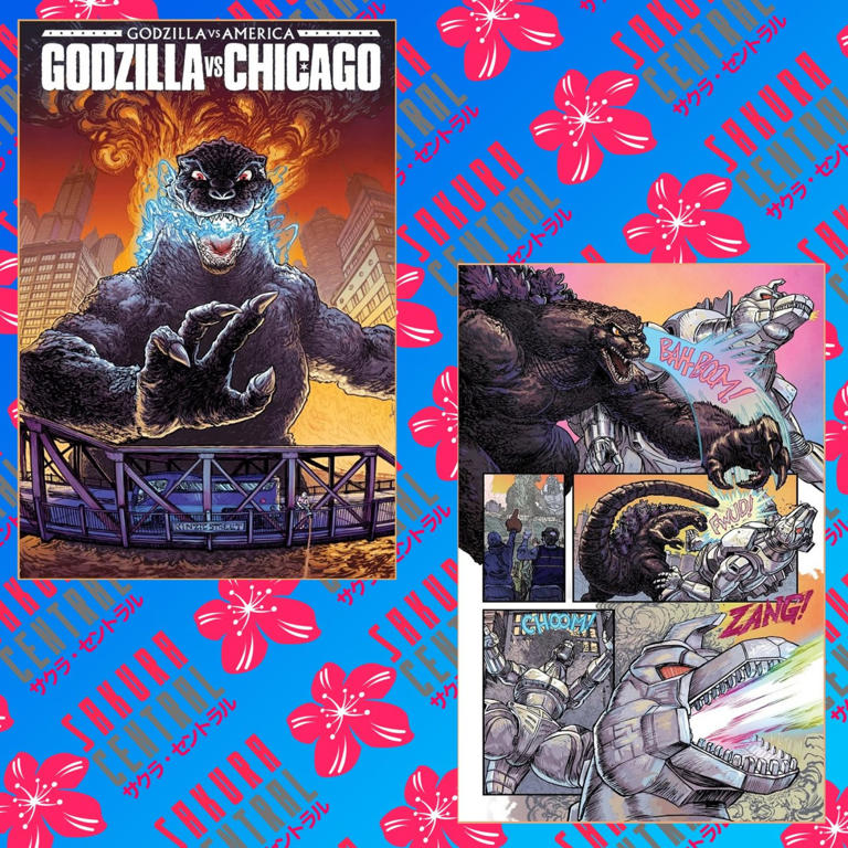 Godzilla attacks US cities in new comic-book series, first Chicago ...