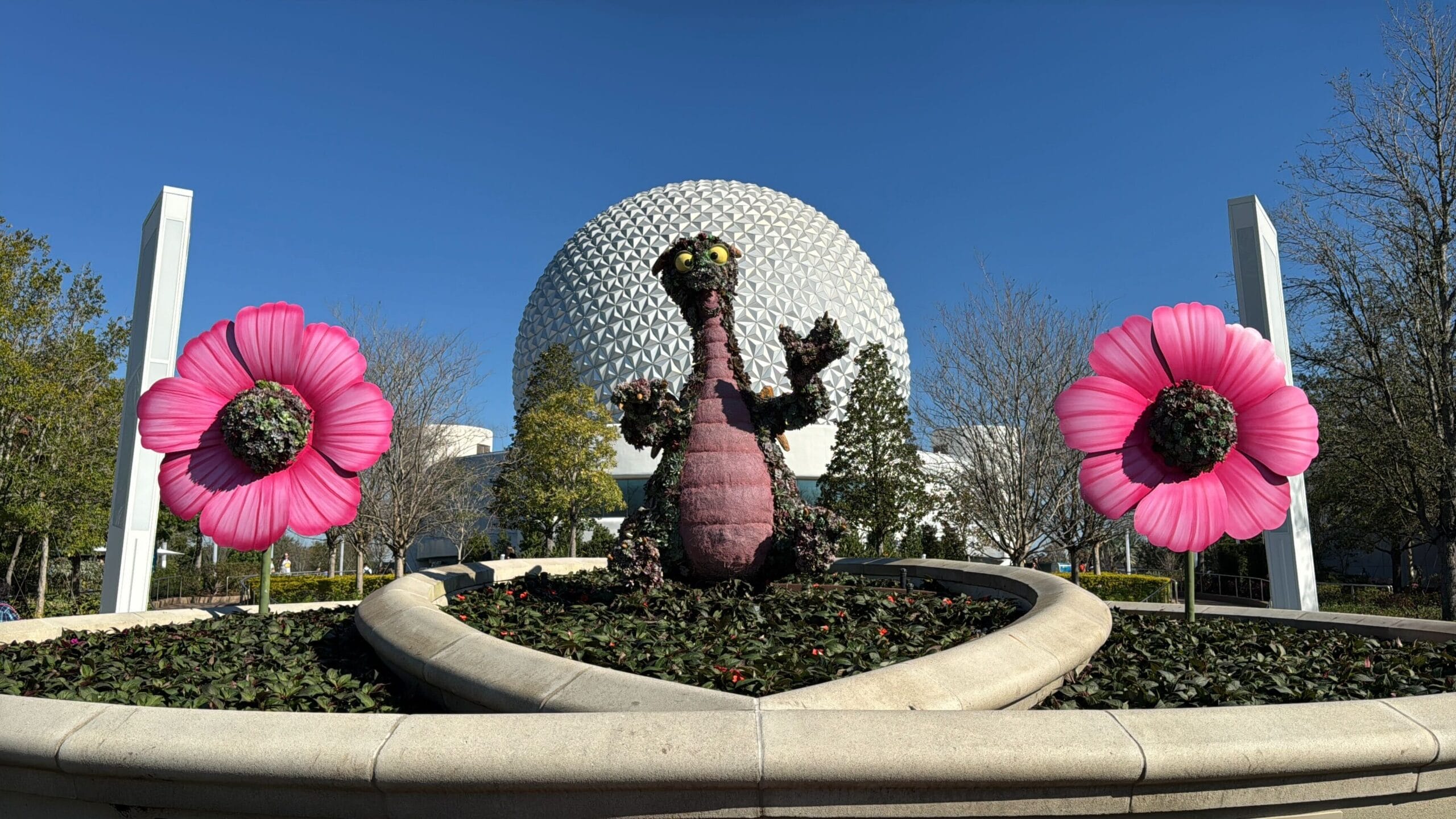 Figment Topiary, Outdoor Kitchen Signs Installed for 2025 EPCOT ...