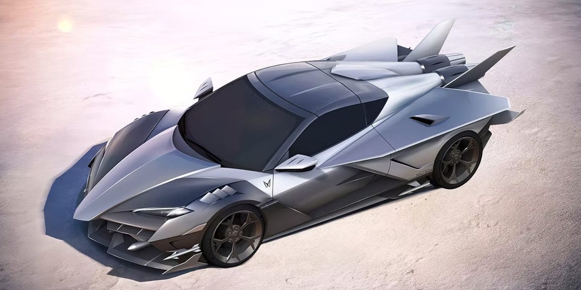 Mxtrem's Insane Maverick Corvette Is a Fighter Jet-C8 Mashup