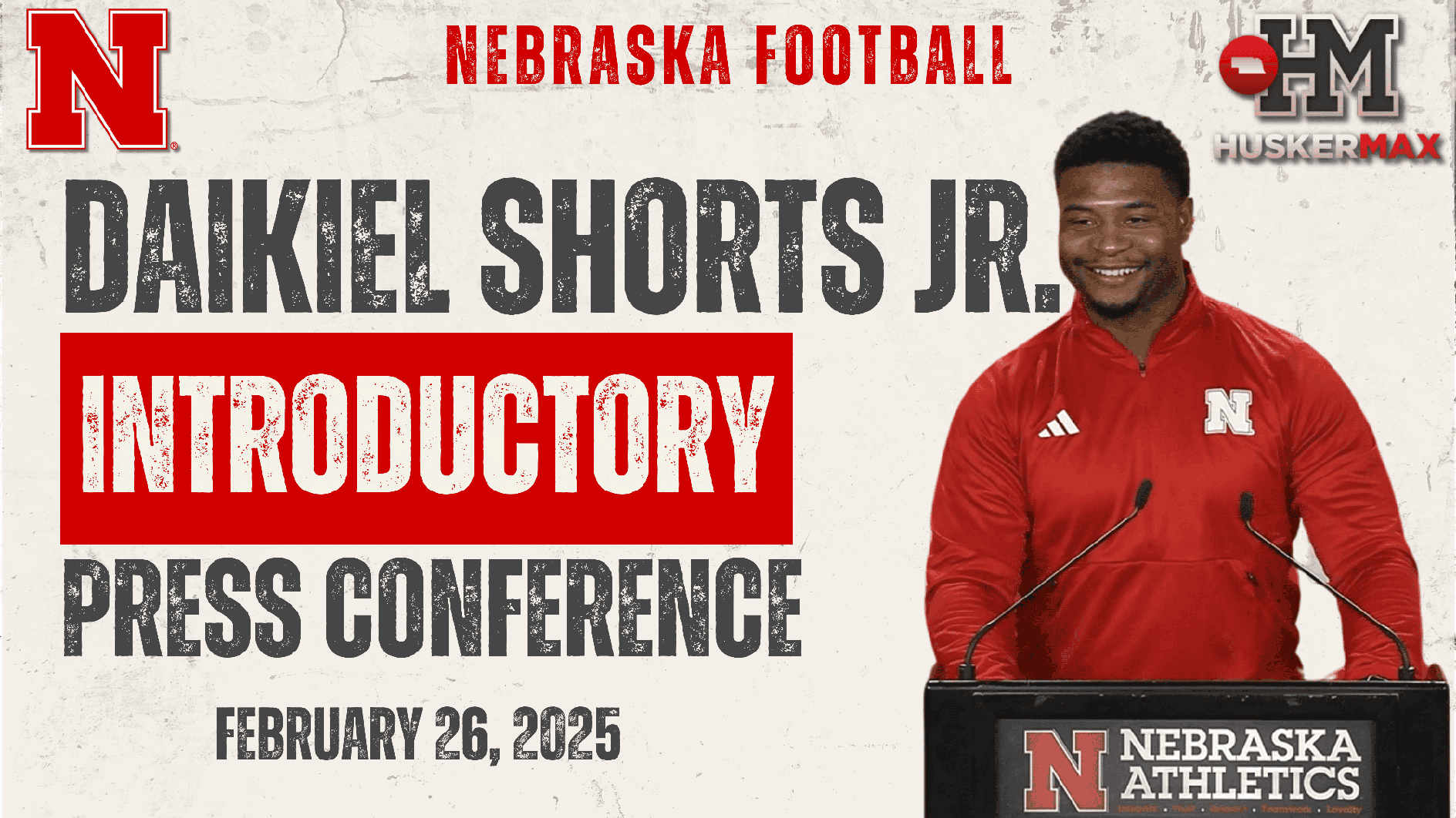 Nebraska Football Wide Receivers Coach Daikiel Shorts Jr ...