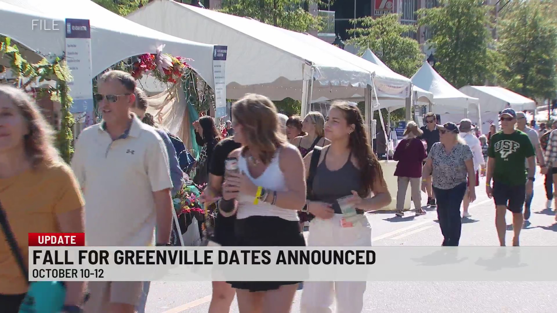 2025 Fall for Greenville dates announced