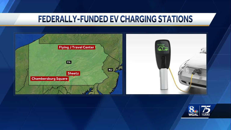 3 new EV charging stations open in Pennsylvania