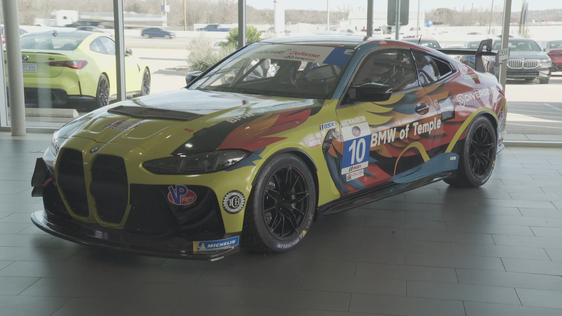 Race car driver, former U.S. Olympian visits Central Texas