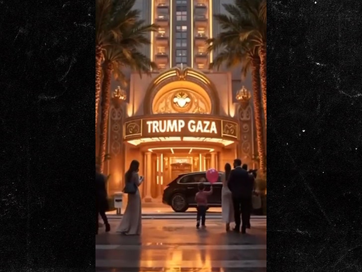 Donald Trump Posts A.I. Video Reimagining Gaza as Glitzy Resort Landscape