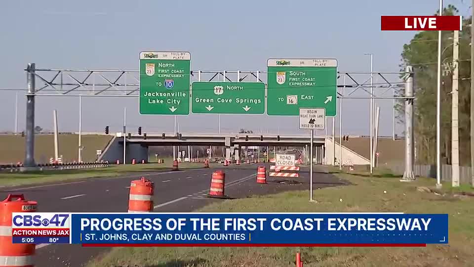 $1.9 billion First Coast Expressway project progresses with new section ...