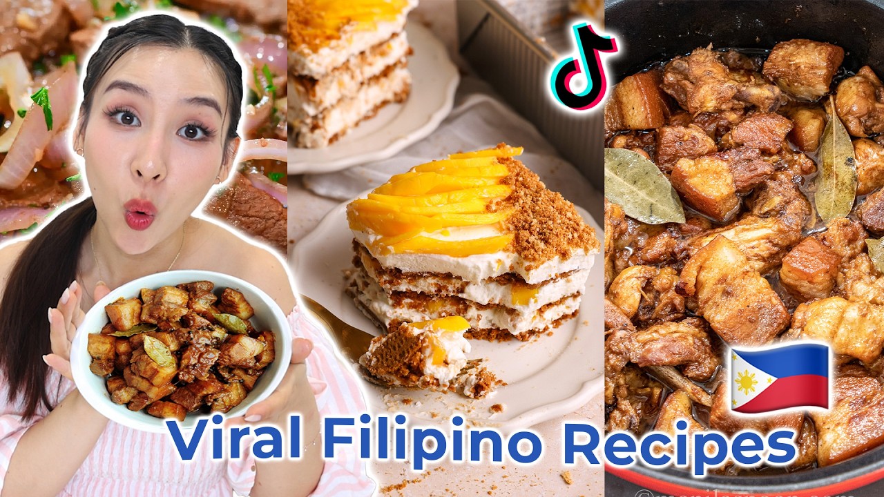 I Tried Viral Filipino TikTok Recipes🇵🇭 *OMG*