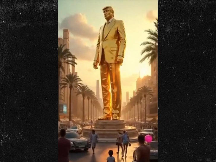 Donald Trump Posts A.I. Video Reimagining Gaza as Glitzy Resort Landscape