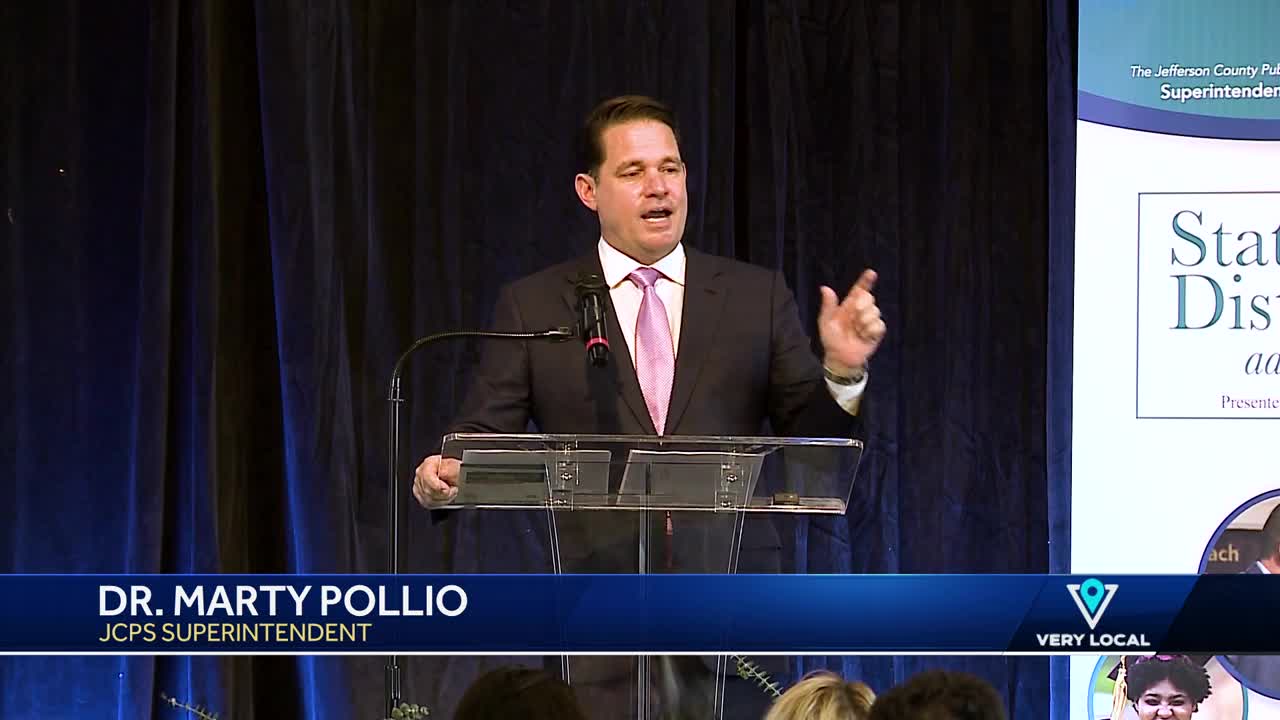 JCPS superintendent Marty Pollio delivers final State of the District