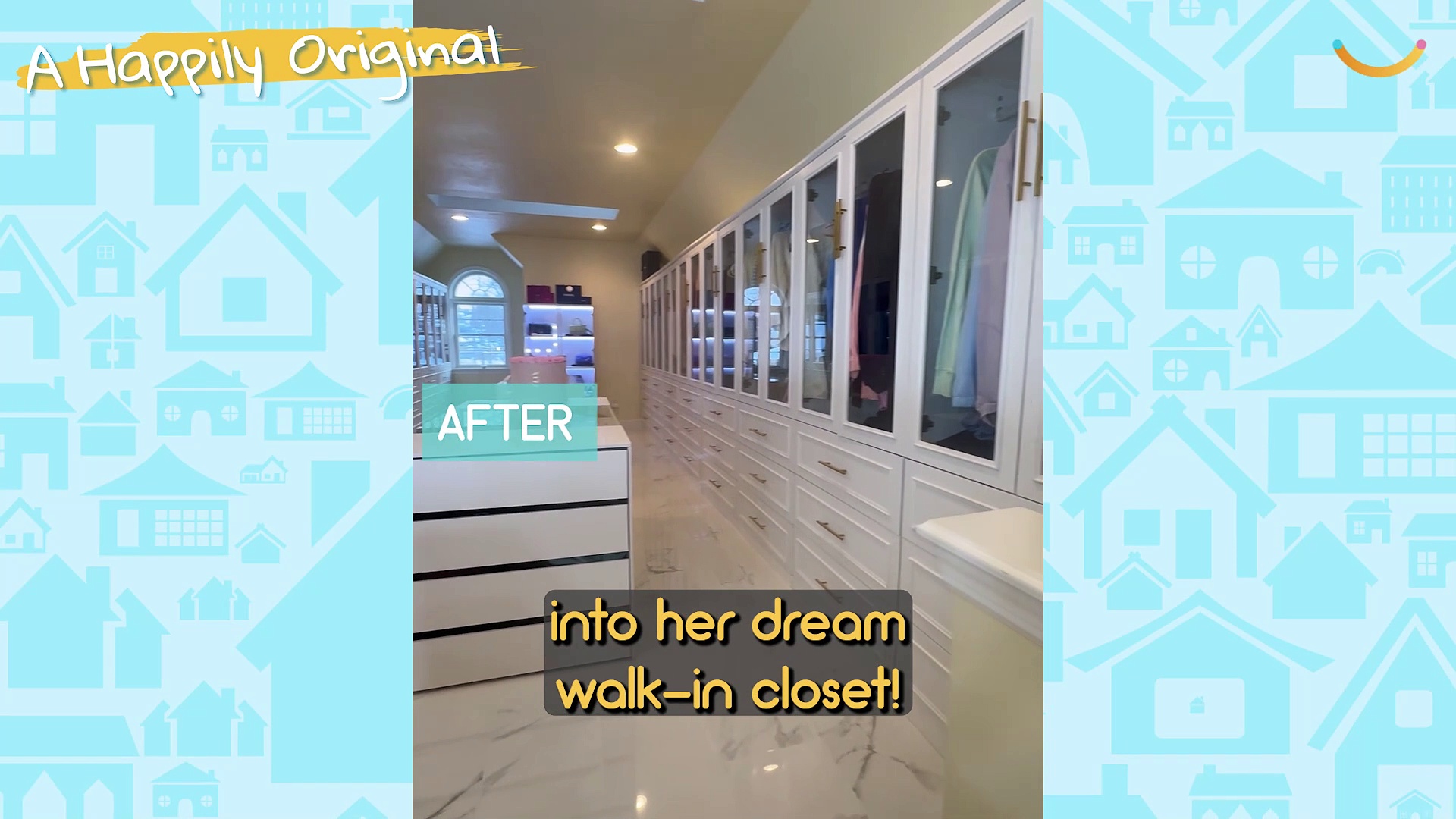 Woman Converts Disused Attic Space Into Stunning Walk-In Closet ...