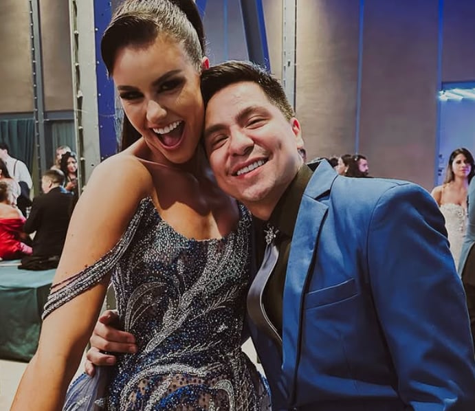 ¡Listos para el piscinazo! Emilia Dides y Camilo González son los ...