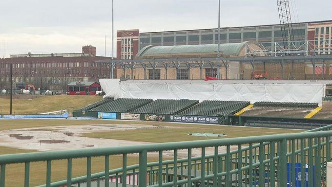 Steel topping ceremony held at Four Winds Field