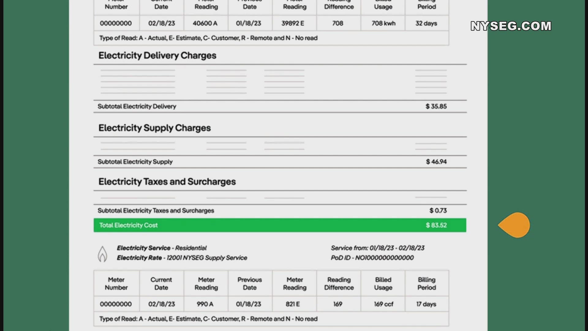 NYSEG explains winter bills