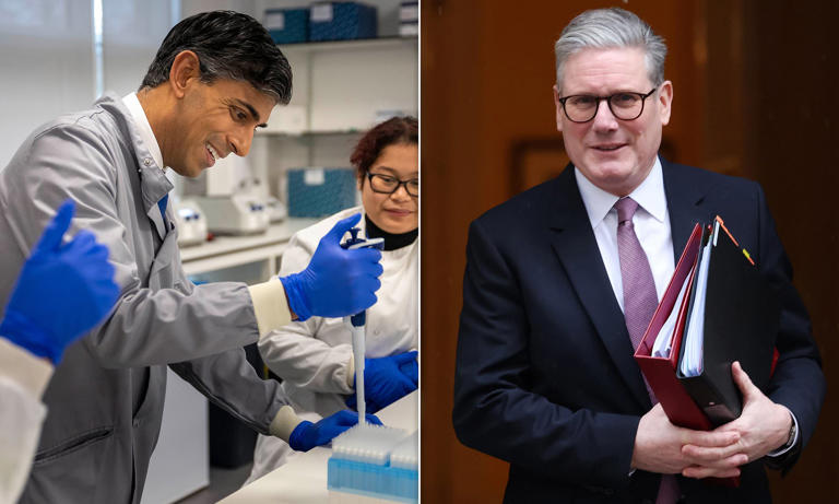 Keir Starmer praises Rishi Sunak on prostate cancer campaign Keir Starmer praises Rishi Sunak on prostate cancer campaign