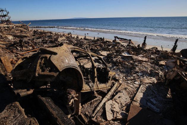 Wildfire Debris Washing Up On Los Angeles Beaches Causes Alarm