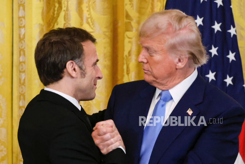 Trump 'murka' Macron enggan masuk Dewan Gaza, ancam tarif 200 persen