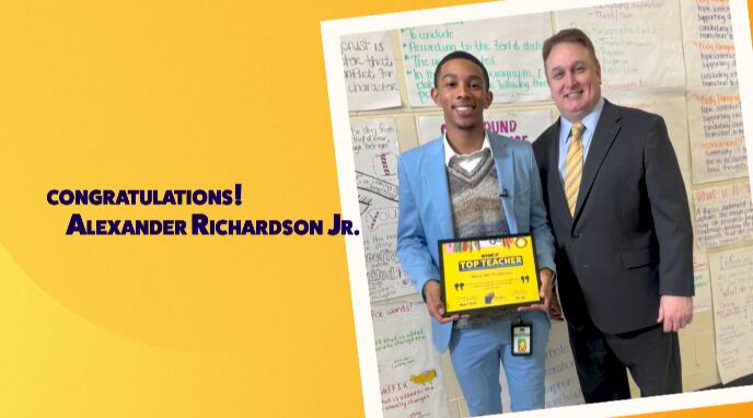 WTOC Top Teacher: Alexander Richardson Jr.