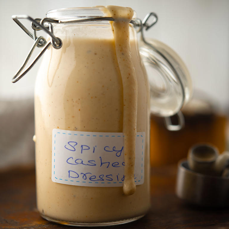 Spicy cashew dressing