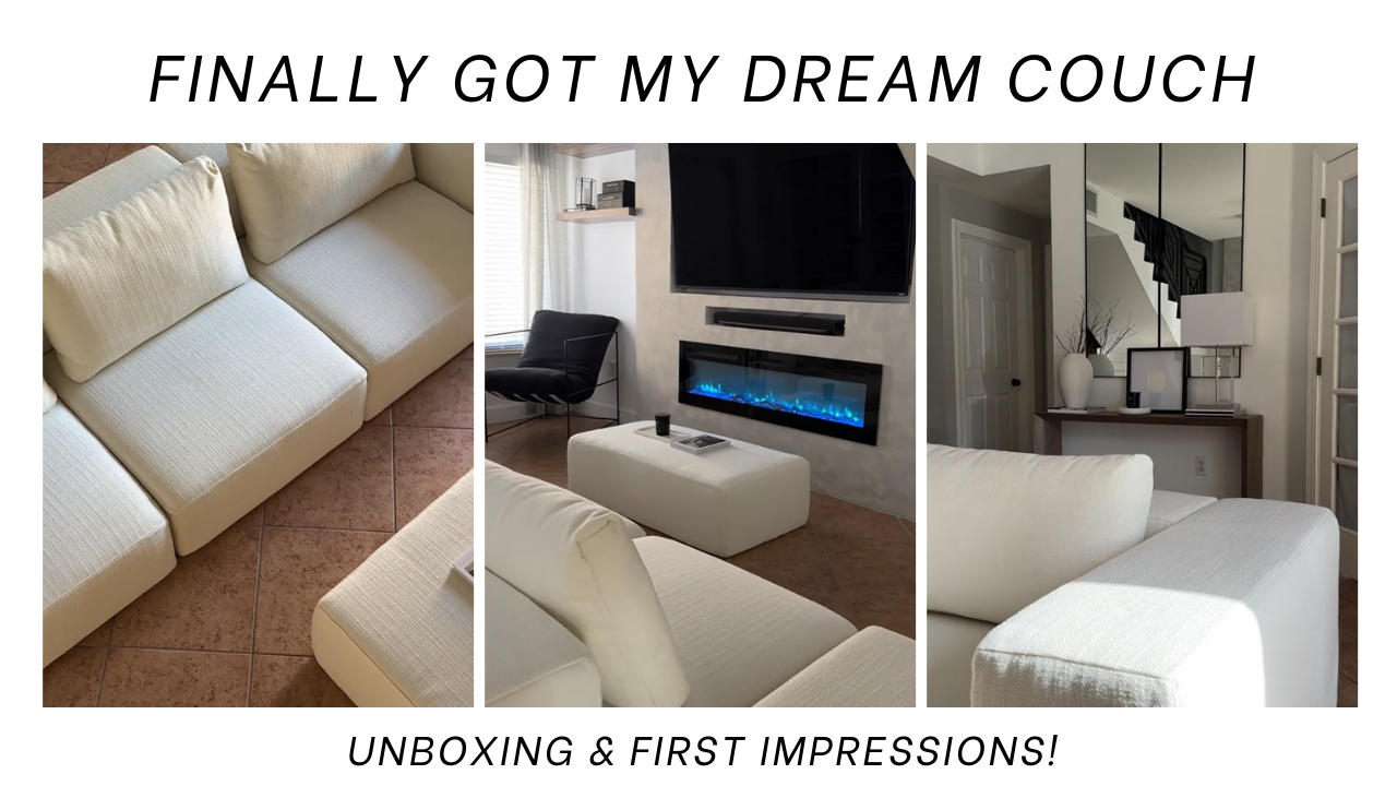 Finally Got My Dream Couch – Unboxing & First Impressions!