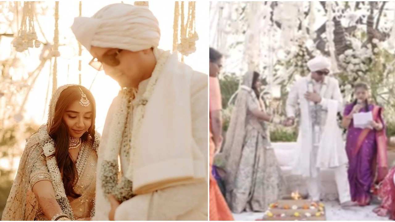 Mismatched fame Prajakta Koli-Vrishank Khanal’s wedding rituals being ...