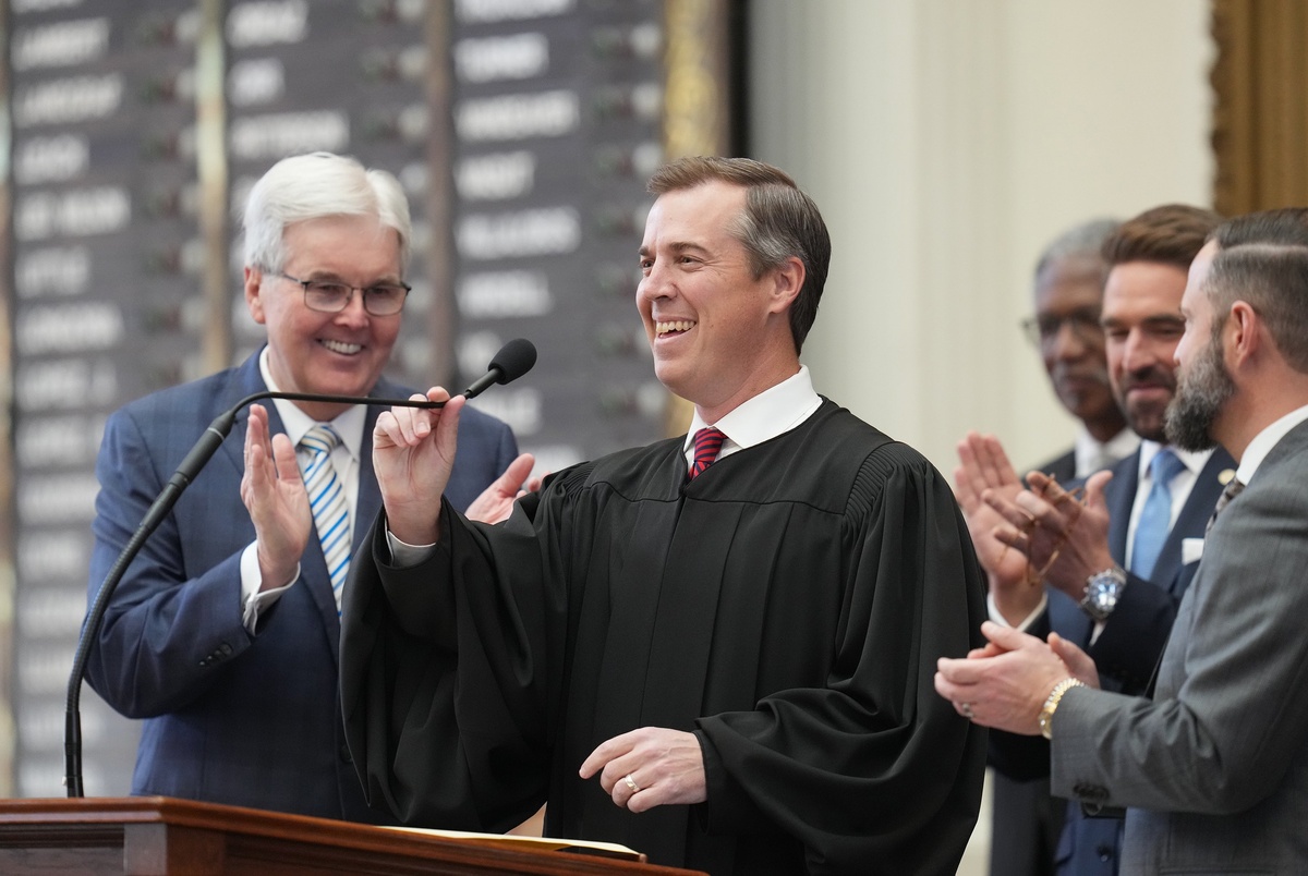 New Texas Supreme Court chief justice calls for judicial raises ...