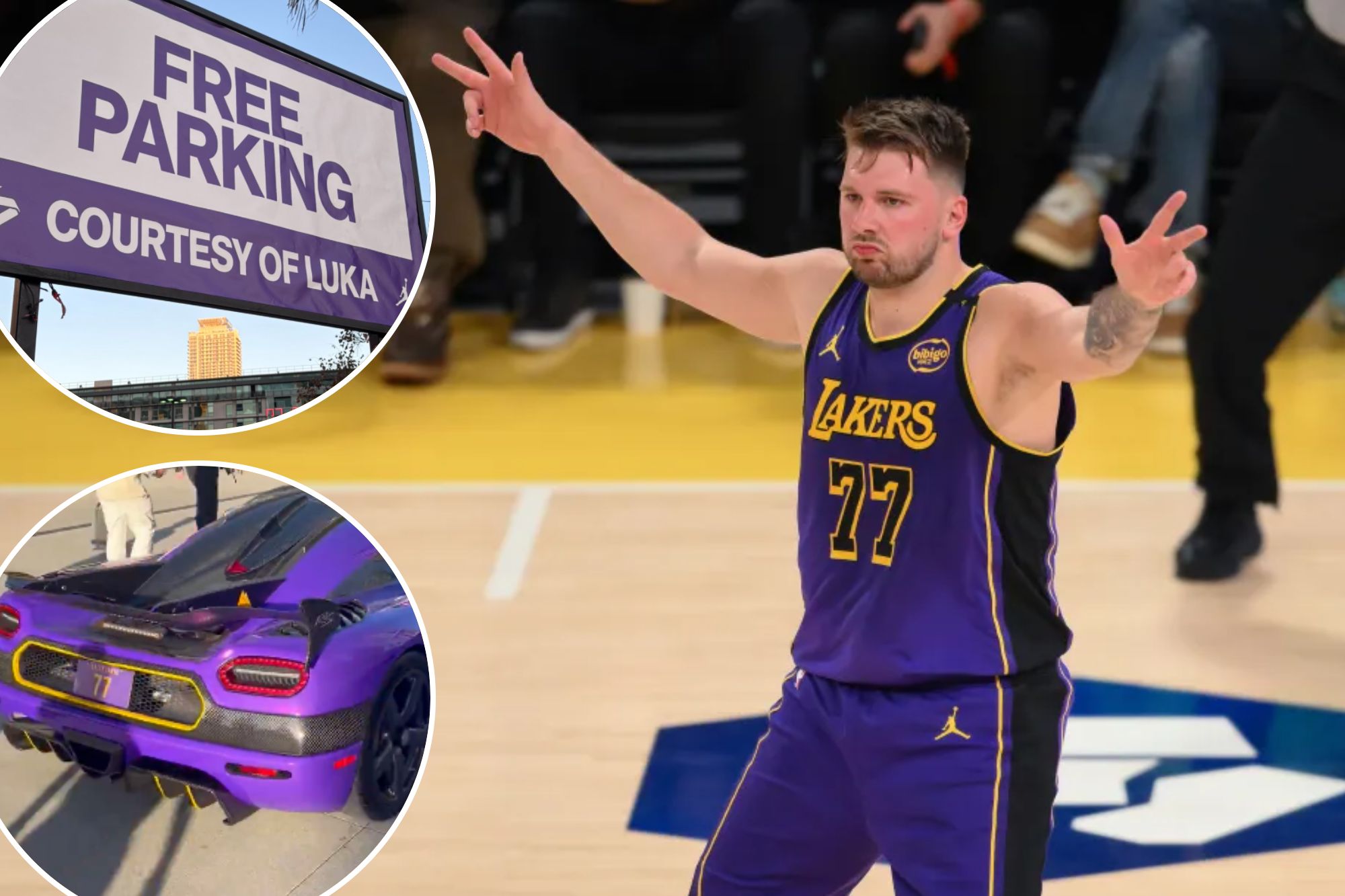Luka Doncic provided free parking for Lakers fans before Mavericks game