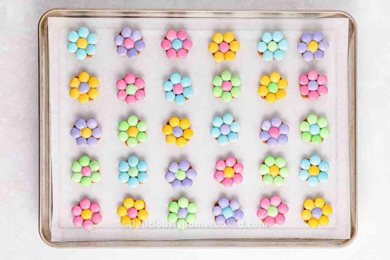 Spring Flower pretzels