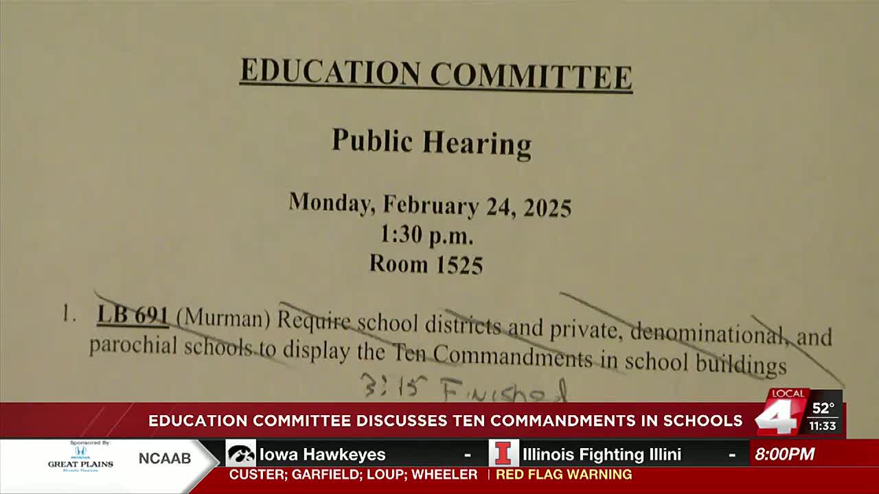 Deep Dive: Nebraska bill would require Ten Commandments be displayed in ...